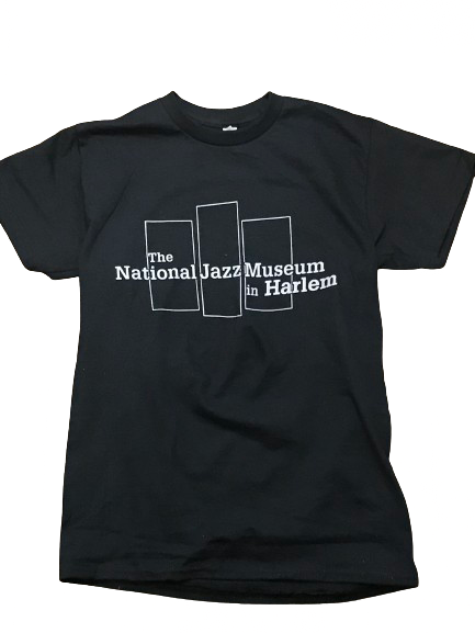 Black T-shirt with Gray NJMH Logo – National Jazz Museum in Harlem Shop